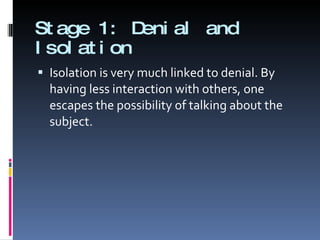 Psychological Stages Of Dying | PPT