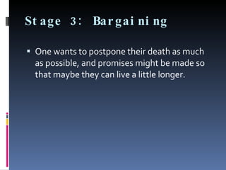 Psychological Stages Of Dying | PPT