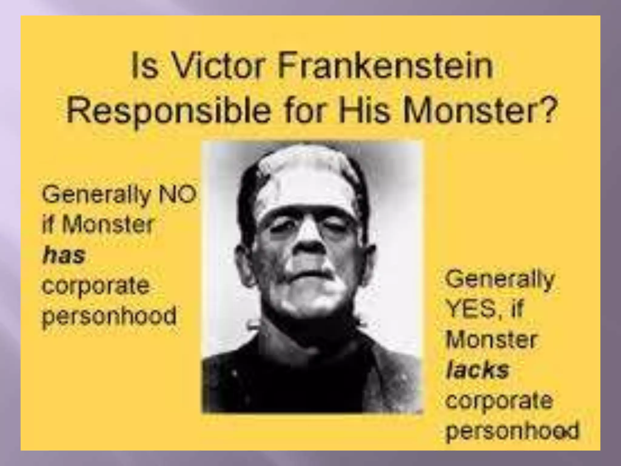 Psychological study of frankenstein | PPTX