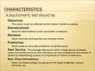 Psychological test meaning, concept, need & importance | PPT