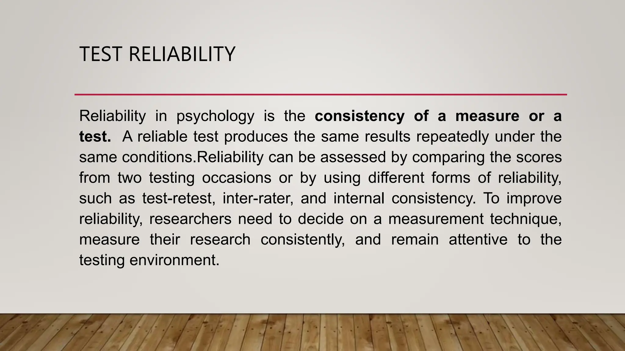 Psychological Test Construction and its steps | PPTX