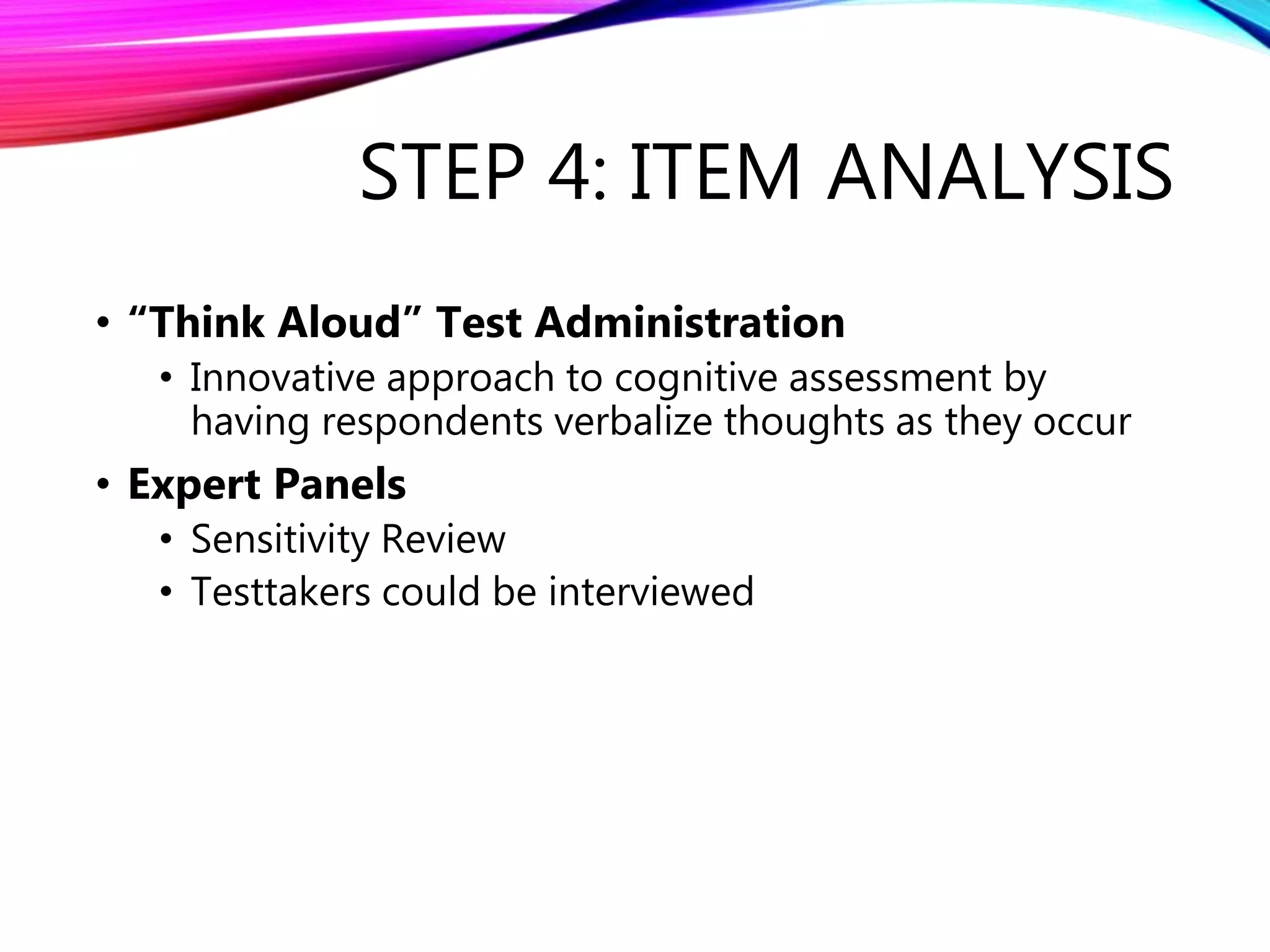 Test Construction | PPTX