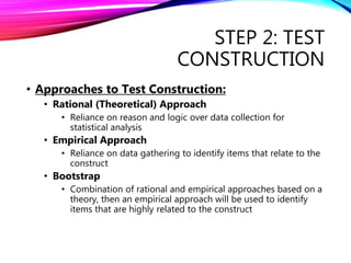 Test Construction | PPTX