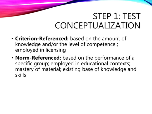 Test Construction | PPTX | Standardized Testing | Educational Assessment