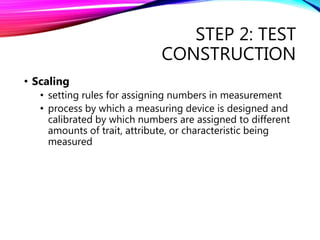 Test Construction | PPTX