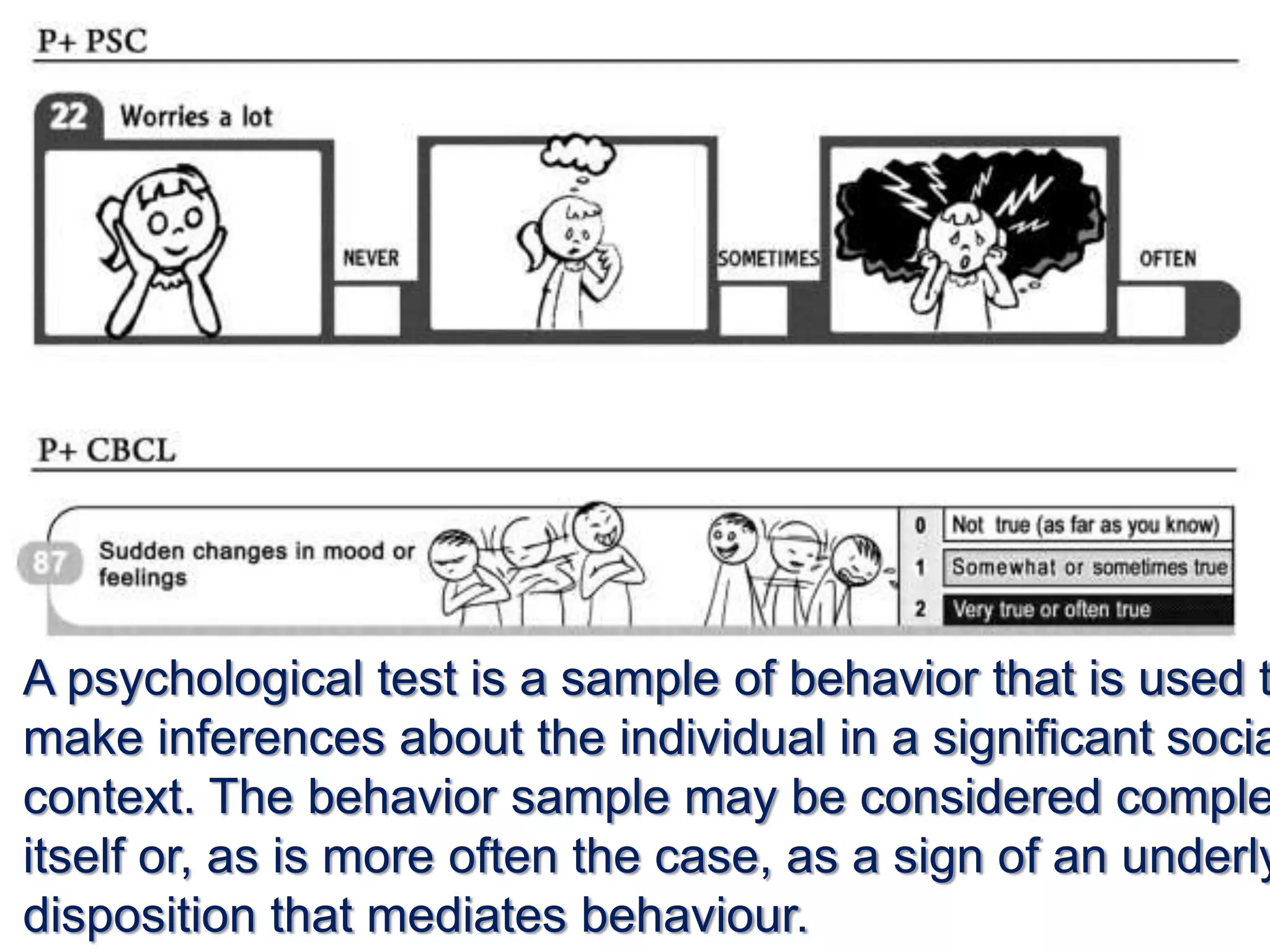 Psychological testing, meaning, advantages and limitations | PPTX