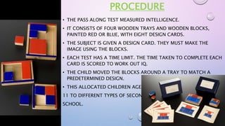 Psychological tests | PPTX