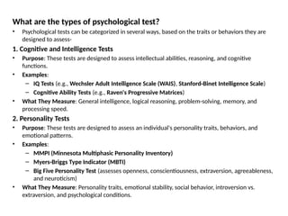 Psychological Test and meseaurement (Professional).pptx