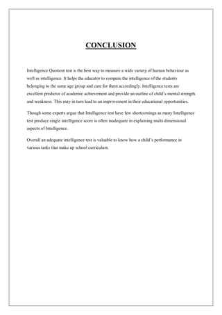 Psychological test report 2 | PDF