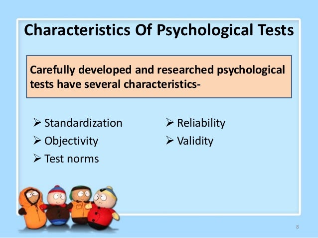 Psychological tests
