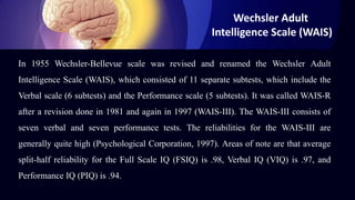 Psychological tests; Introduction and Classifications | PPTX