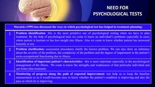 Psychological tests; Introduction and Classifications | PPTX
