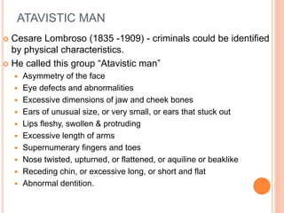 Psychological theories and research in juvenile delinquency | PPTX
