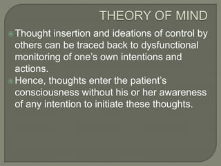 Psychological theories of delusional disorder | PPTX