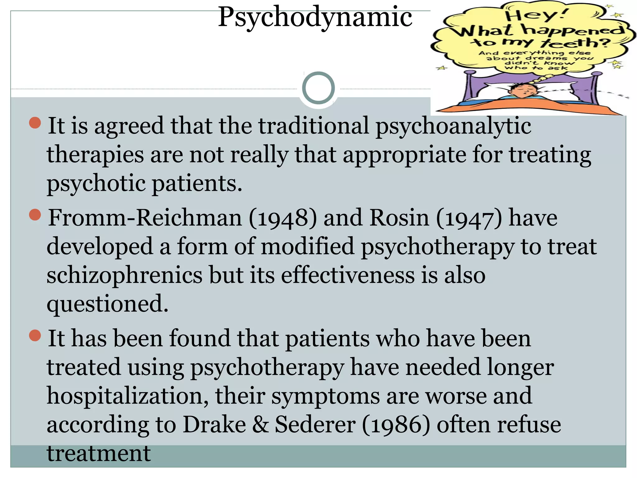 Psychological therapies and schizophrenia | PPT