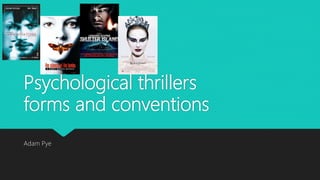 Psychological thrillers | PPTX