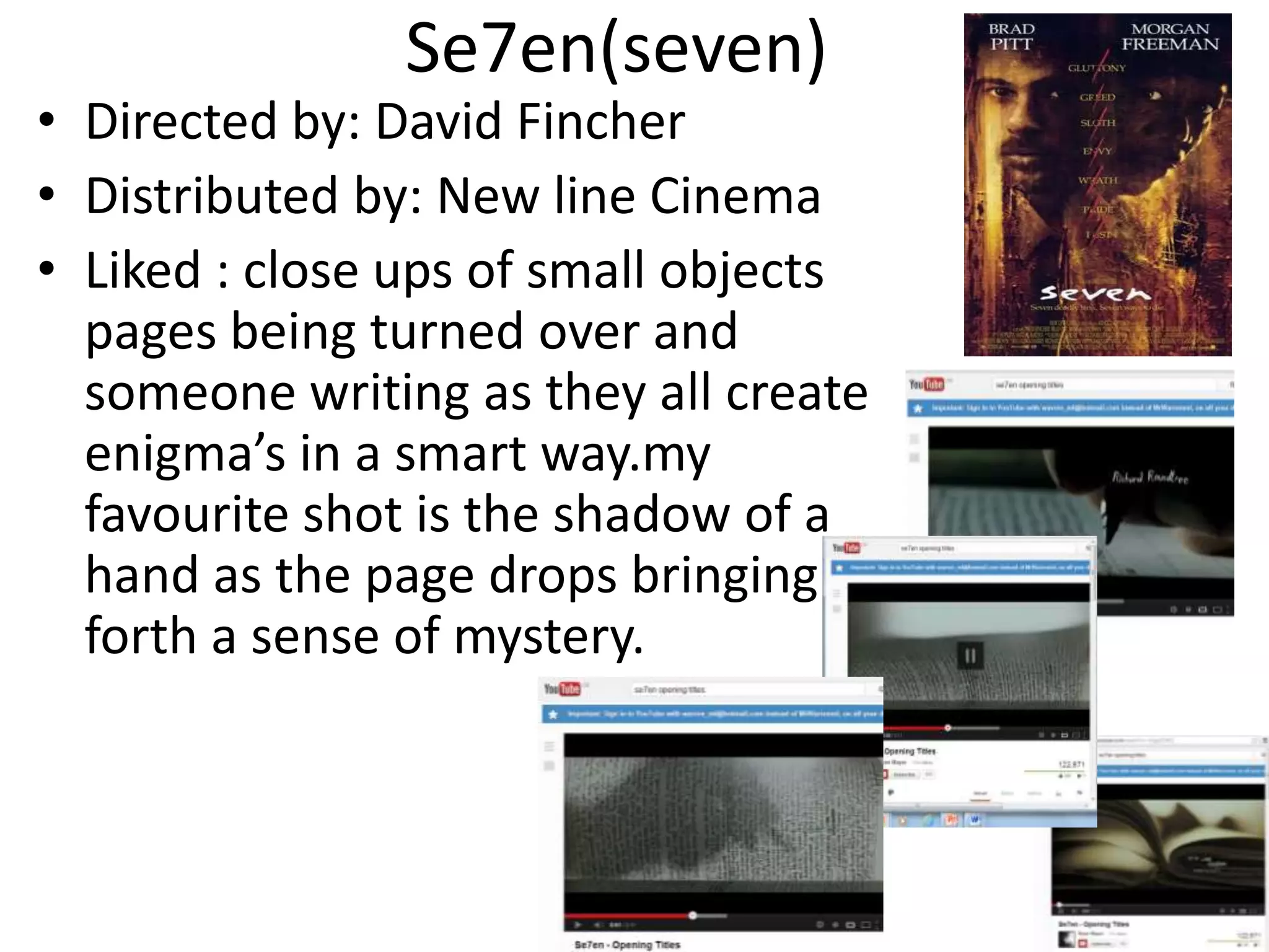 Psychological thrillers notes | PPTX