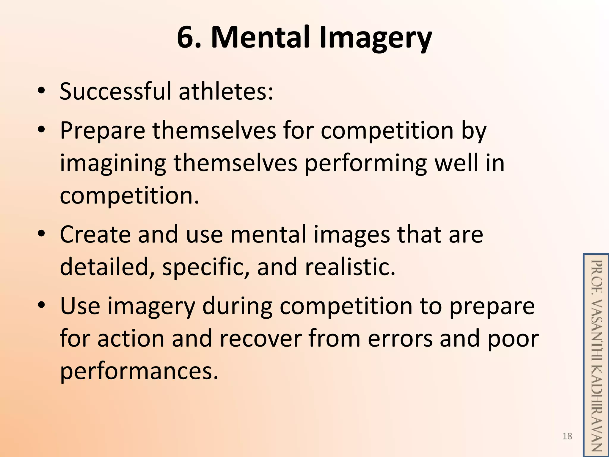 Psychological Skill Training for Enhancing Sports Performance | PPTX