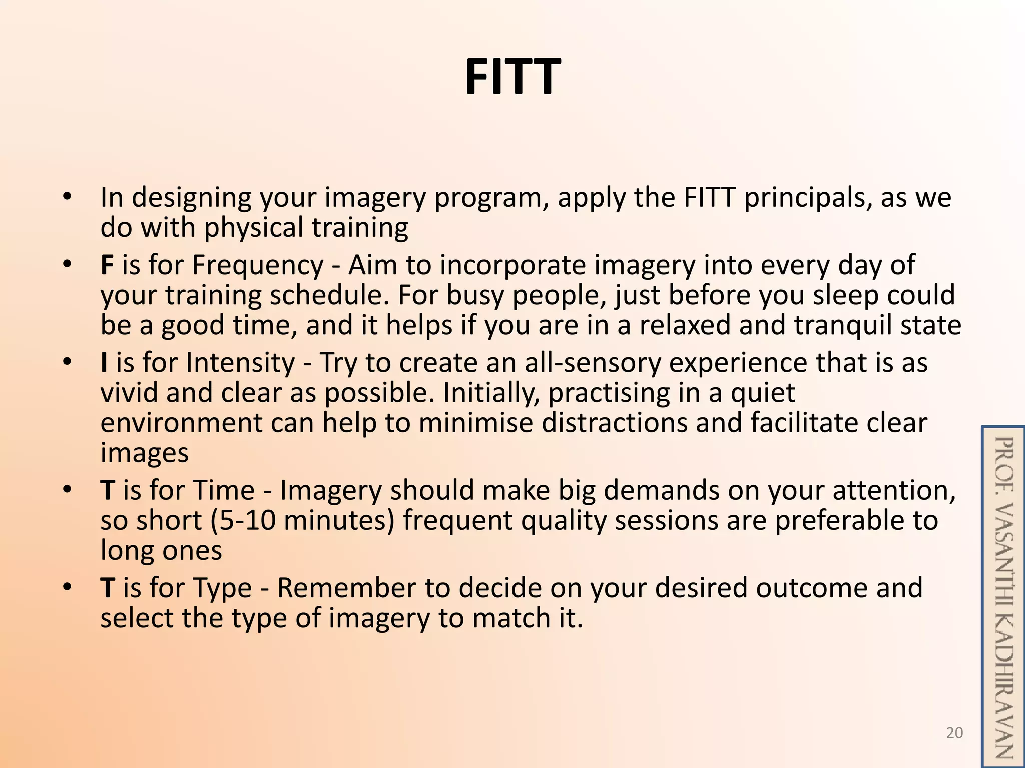 Psychological Skill Training for Enhancing Sports Performance | PPTX