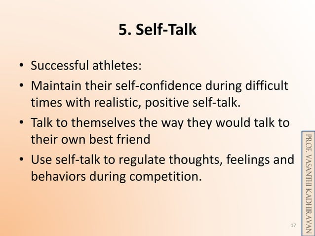 Psychological Skill Training for Enhancing Sports Performance | PPTX