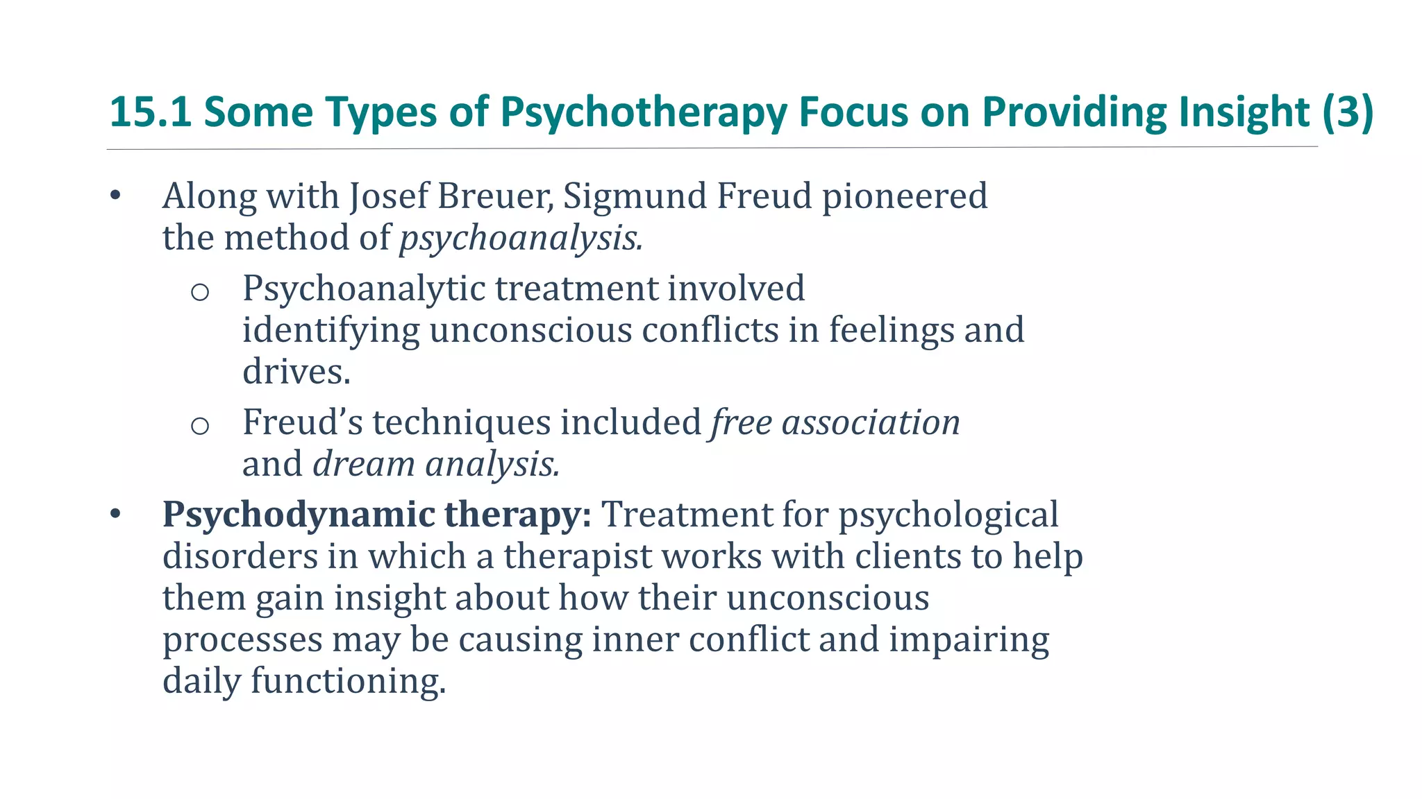 Psychological Treatments | PPTX