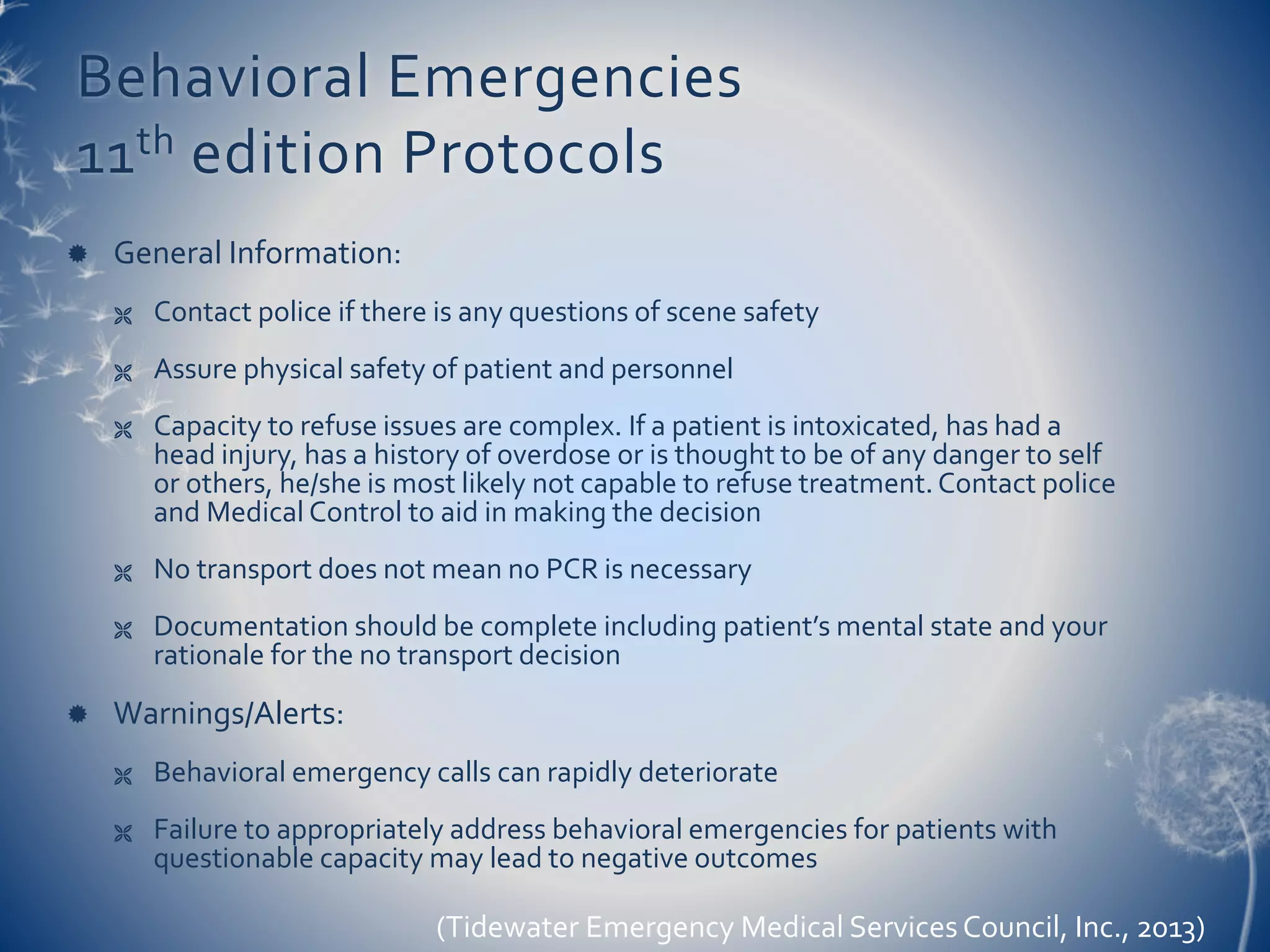 Psychological Triage Presentation | PPTX