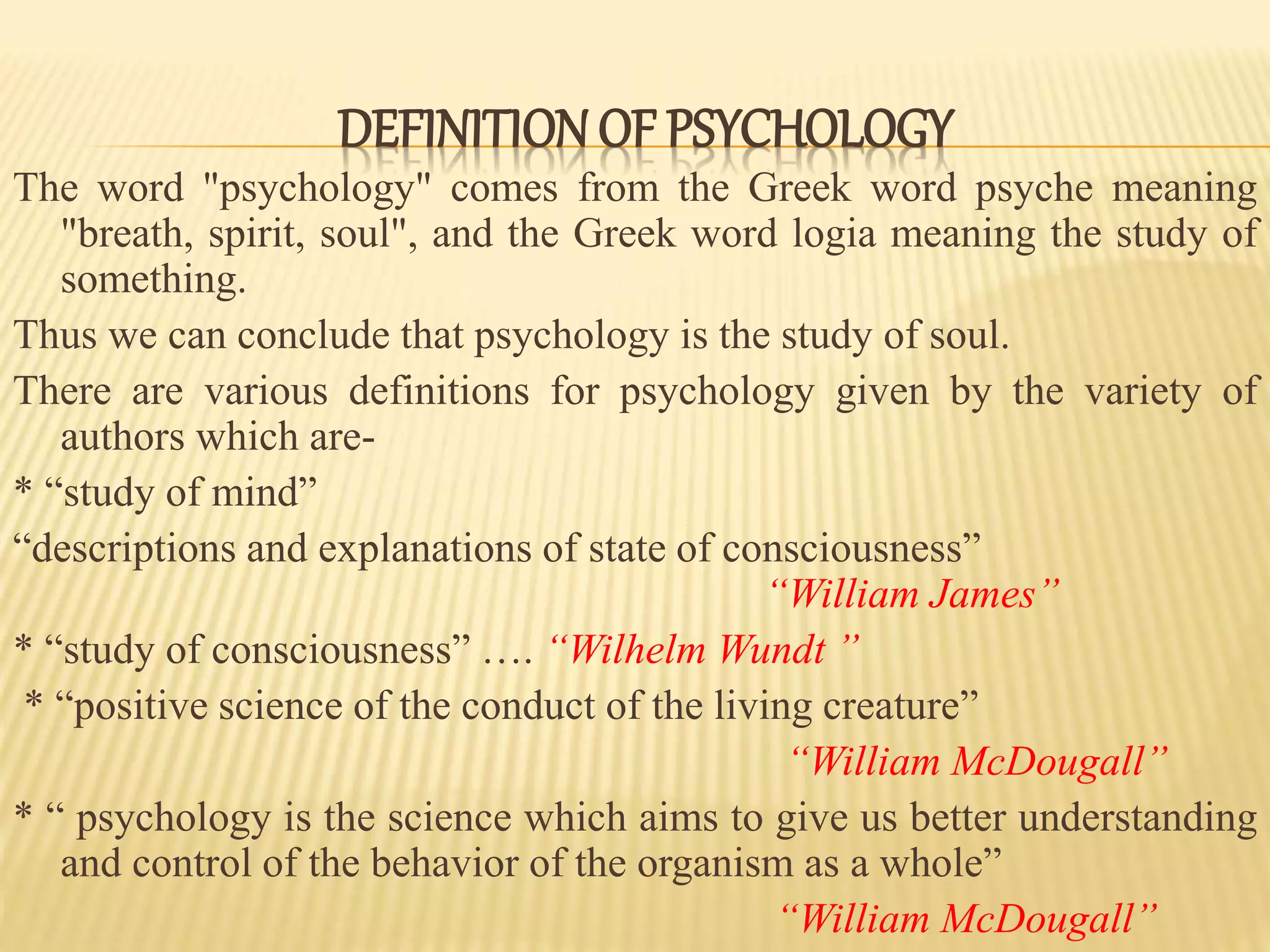 Psychology | PPTX