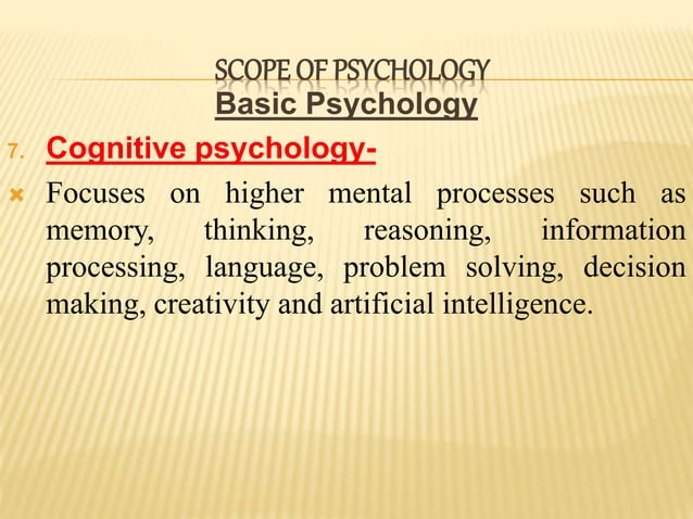 Psychology | PPTX | Education