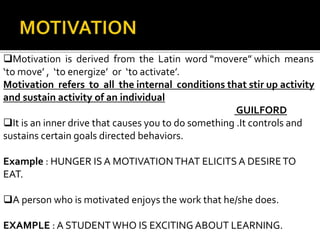 motivation | PPT