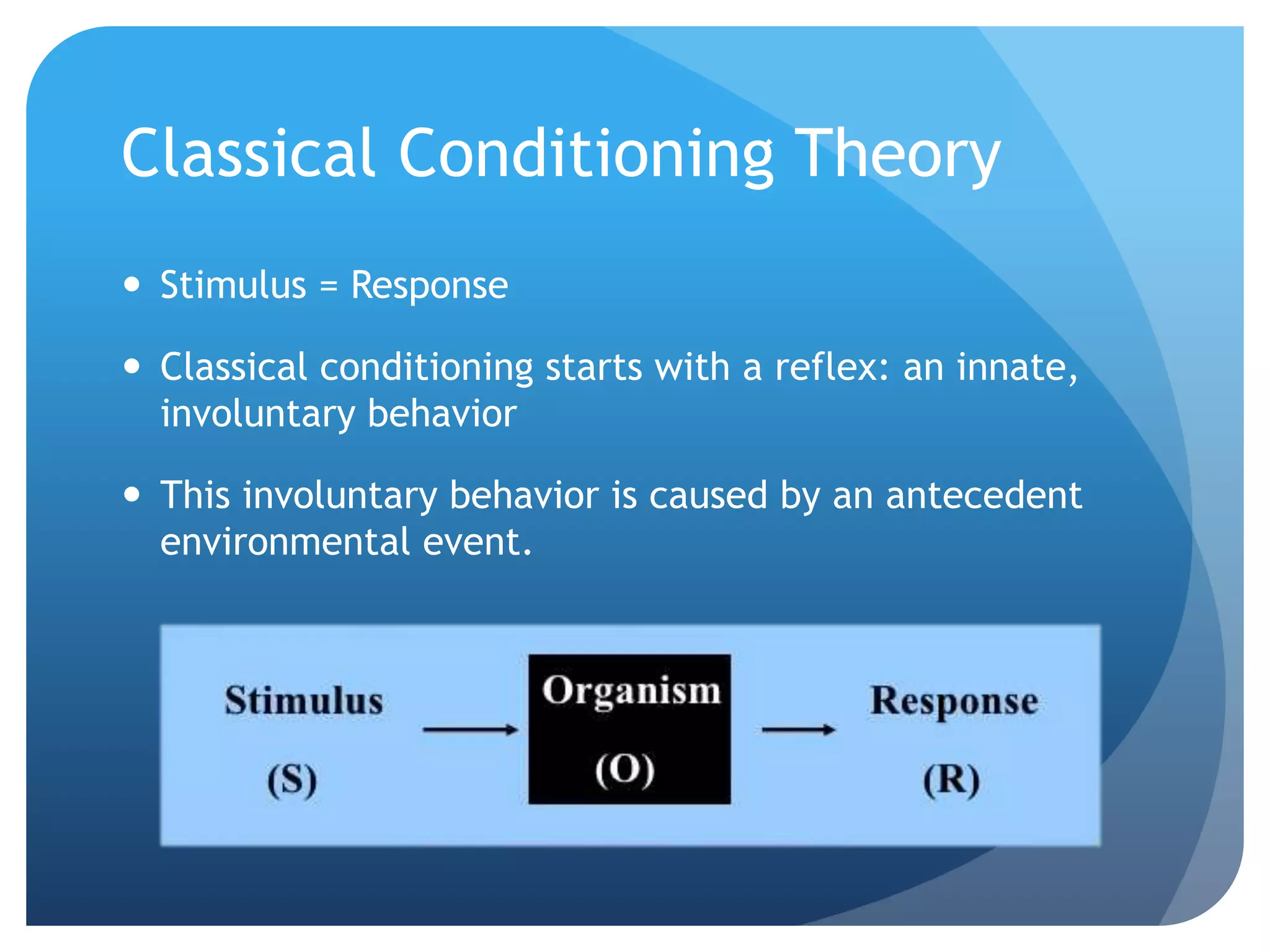 Classical Conditioning | PPTX