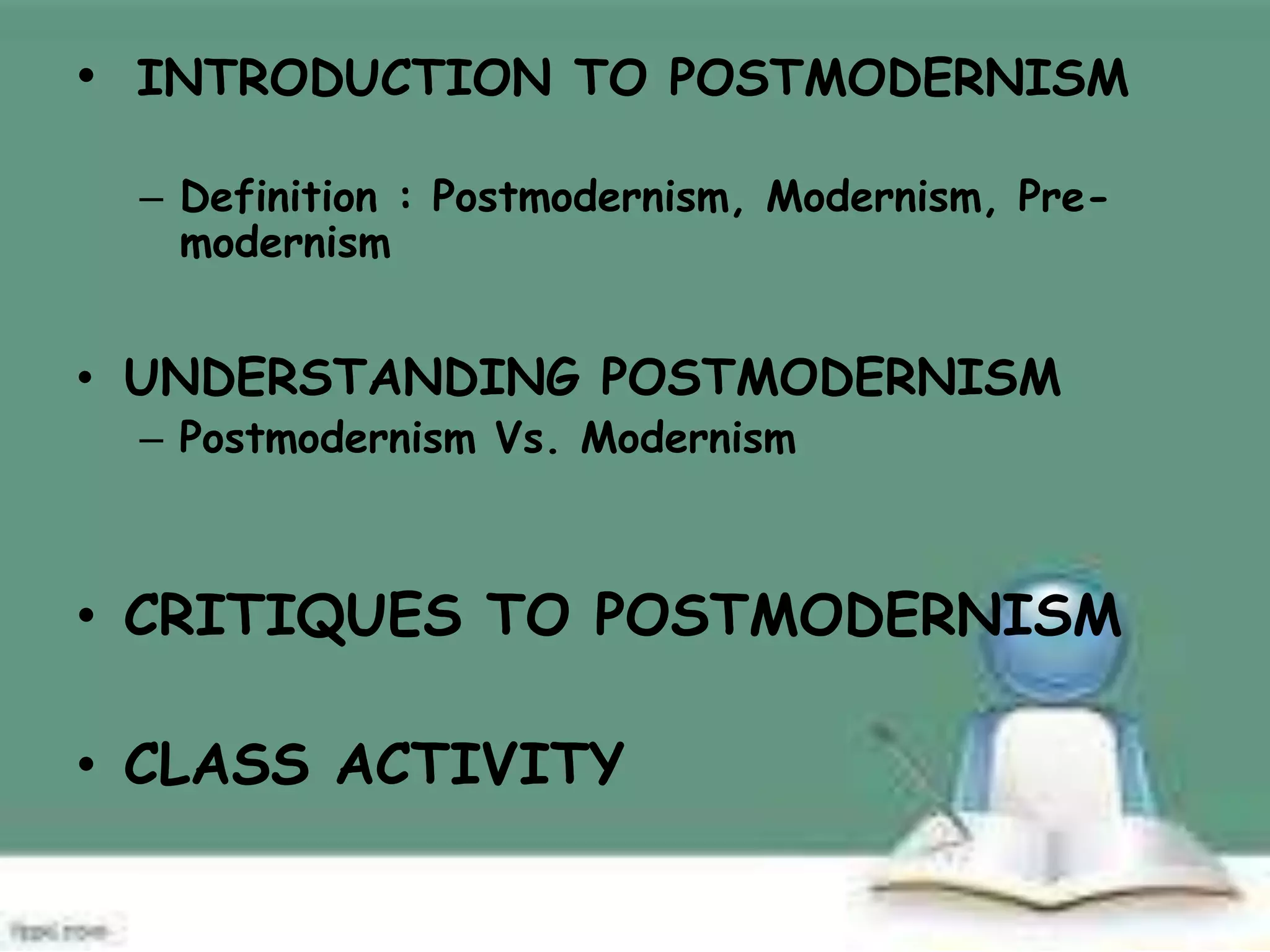 POSTMODERNISM | PPTX