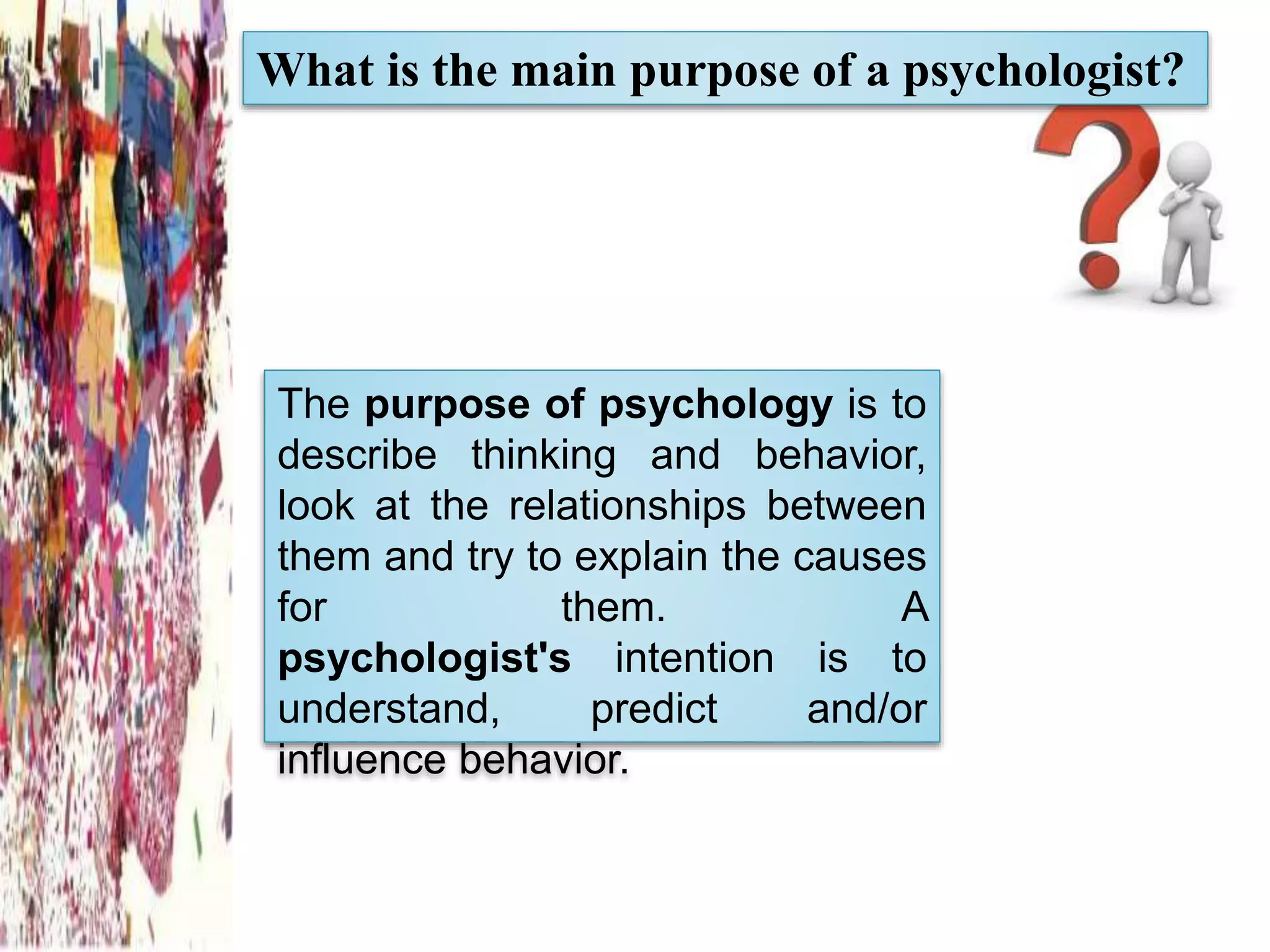 PSYCHOLOGY SOME QUESTIONS AND ANSWERS | PPTX
