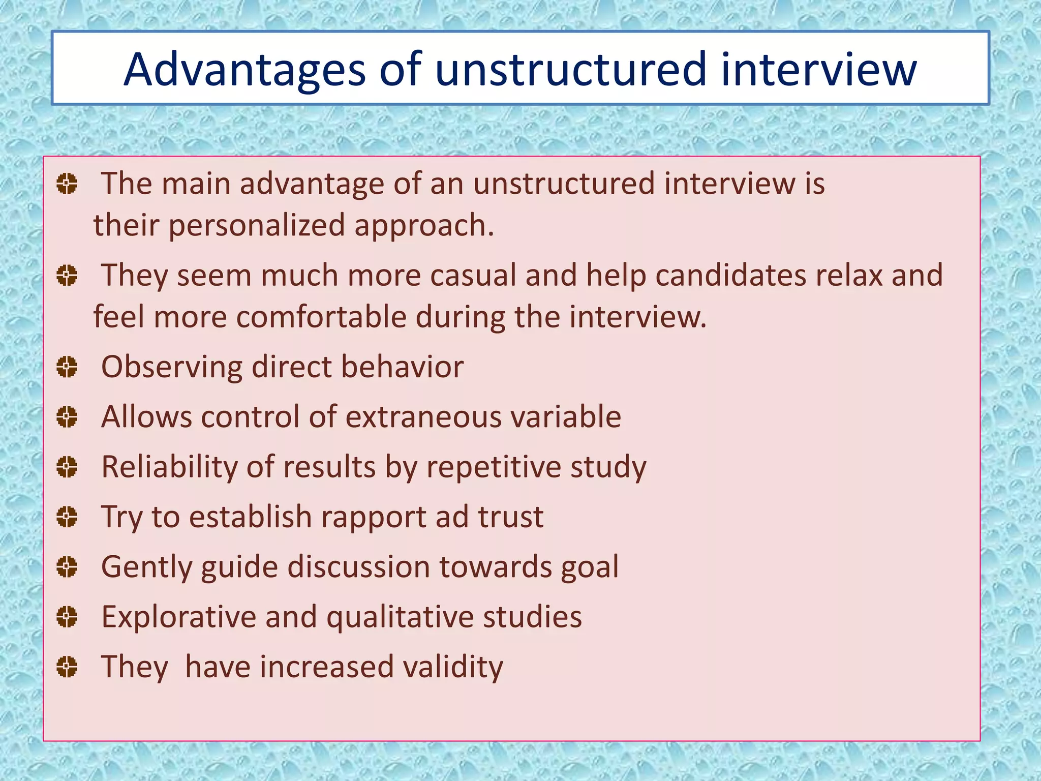 Interview Method of Psychology | PPTX | Educational Assessment | Education