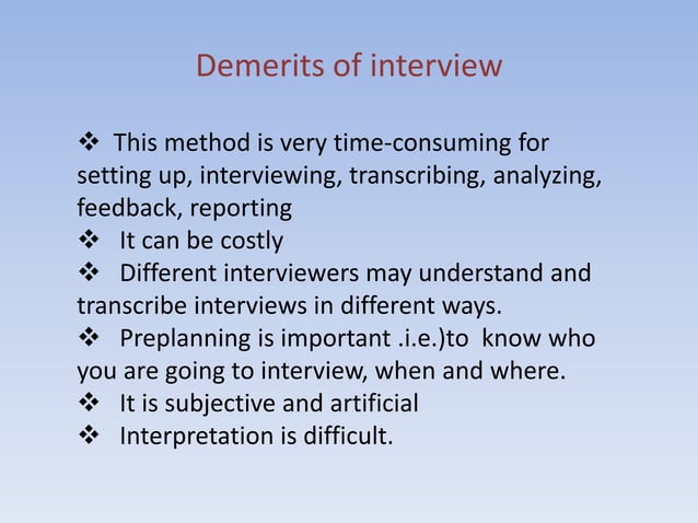 Interview Method of Psychology | PPT