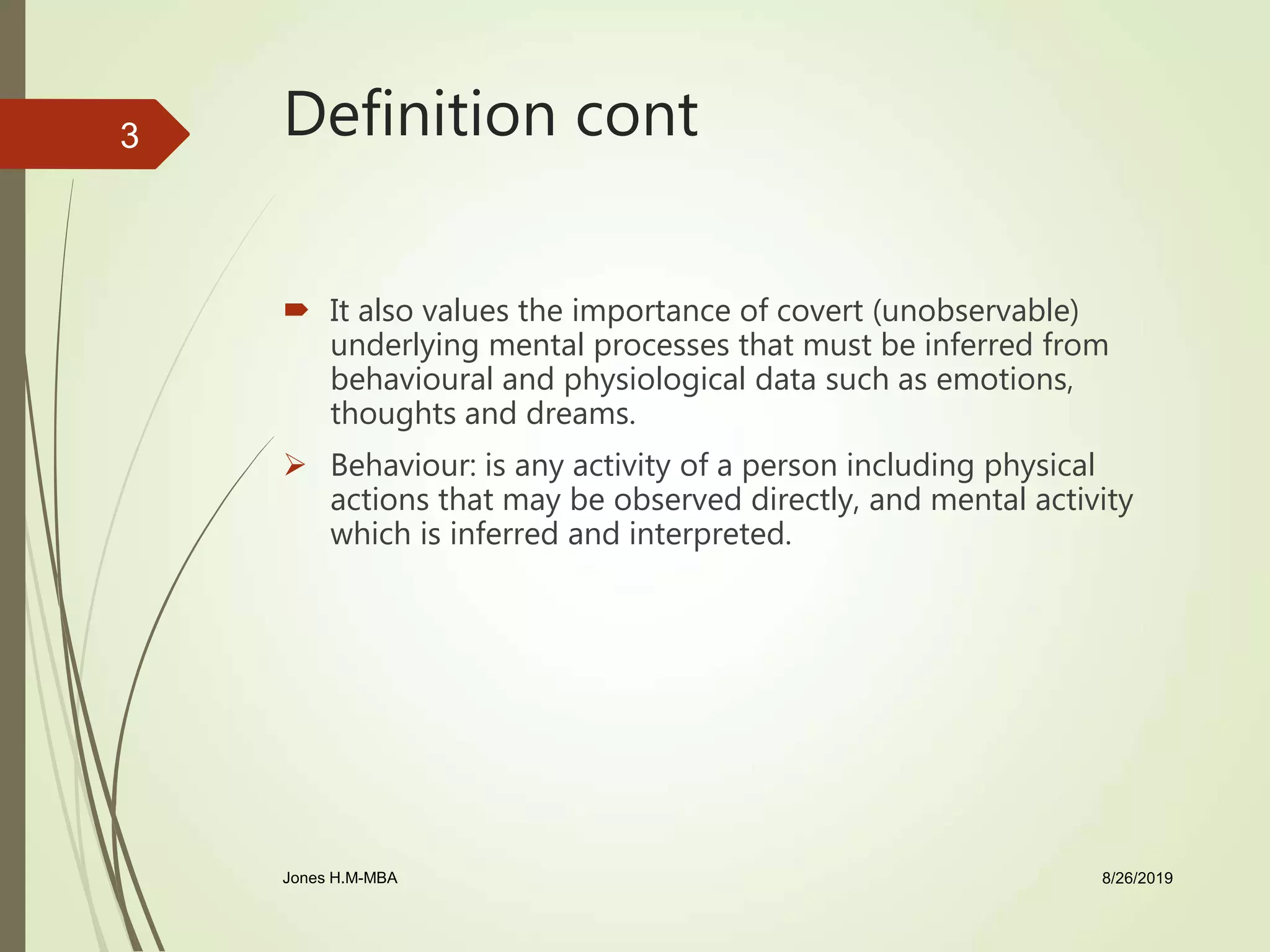 INTRODUCTION TO PSYCHOLOGY | PPT