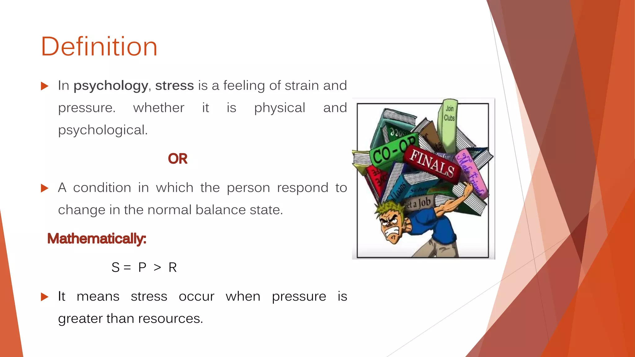 Stress Power point Presentation For Psychology | PPTX