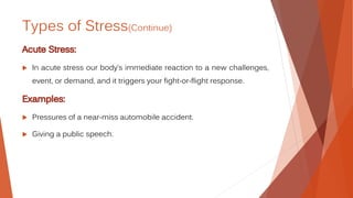 Stress Power point Presentation For Psychology | PPTX