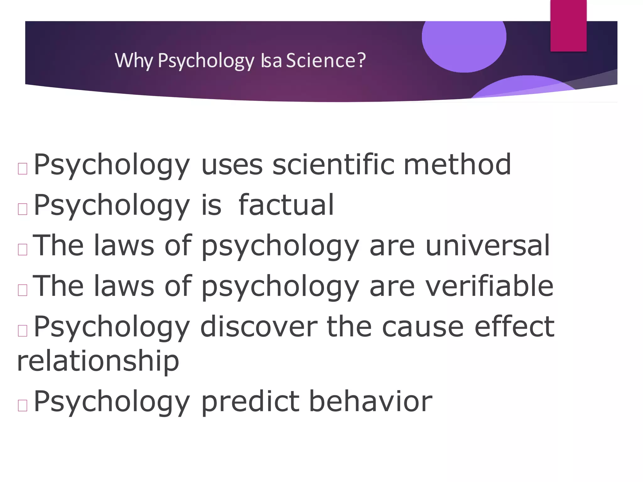 Introduction to Psychology | PPT