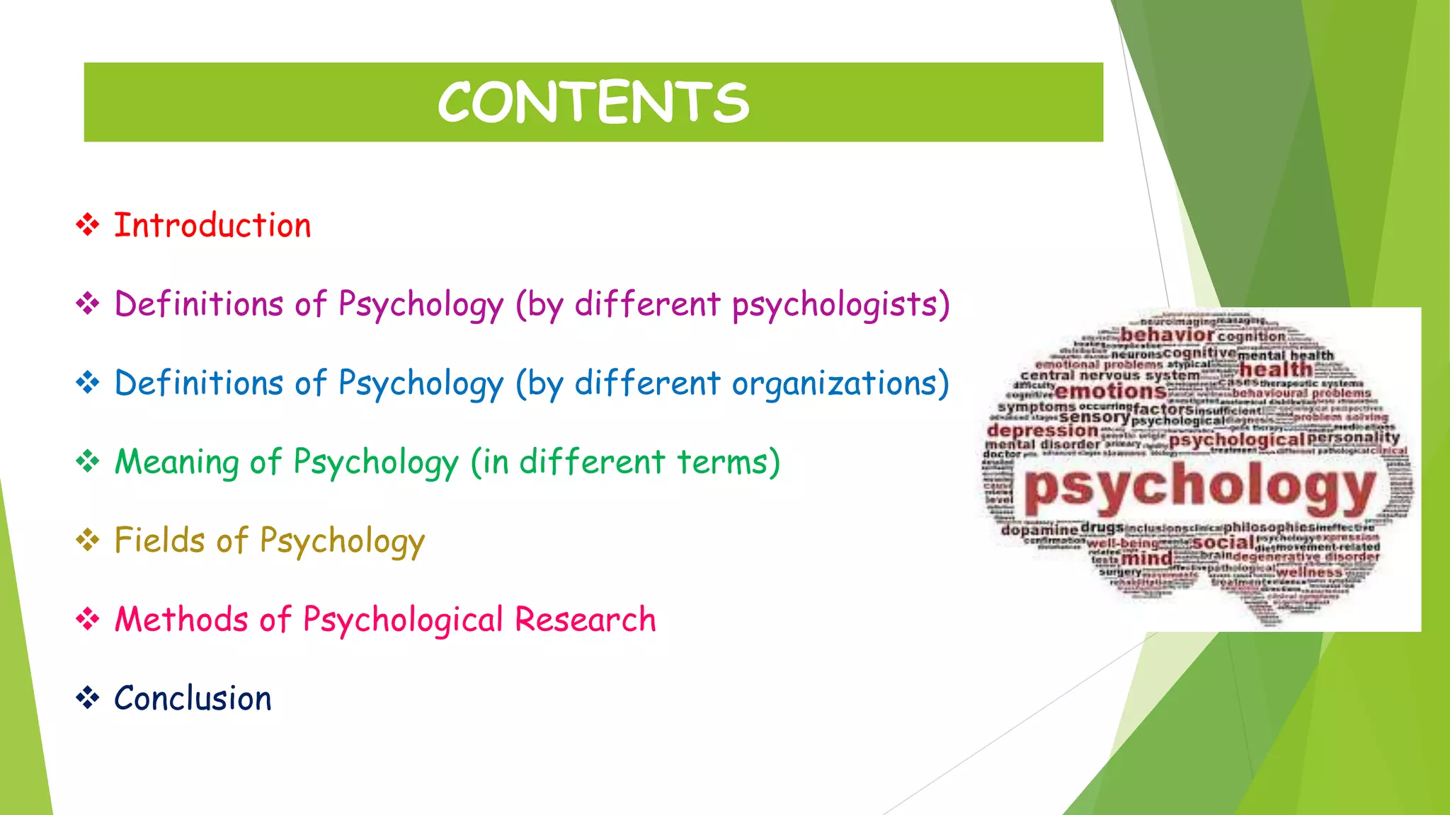 Psychology | PPTX