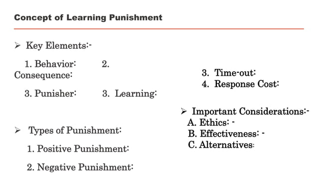 Psychology Learning reinforcement, punishment, attention and memory | PPTX