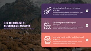 An overview on Psychology and human behavior | PPTX