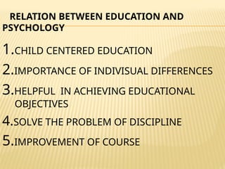 PSYCHOLOGY & ITS type and Classification and method of educational ...