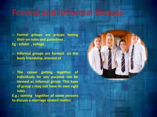 Psychology of the group | PPTX