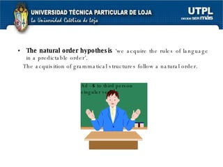 Psychology and Language Learning (I Bimestre) | PPT