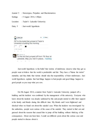 Psychology assignment | PDF