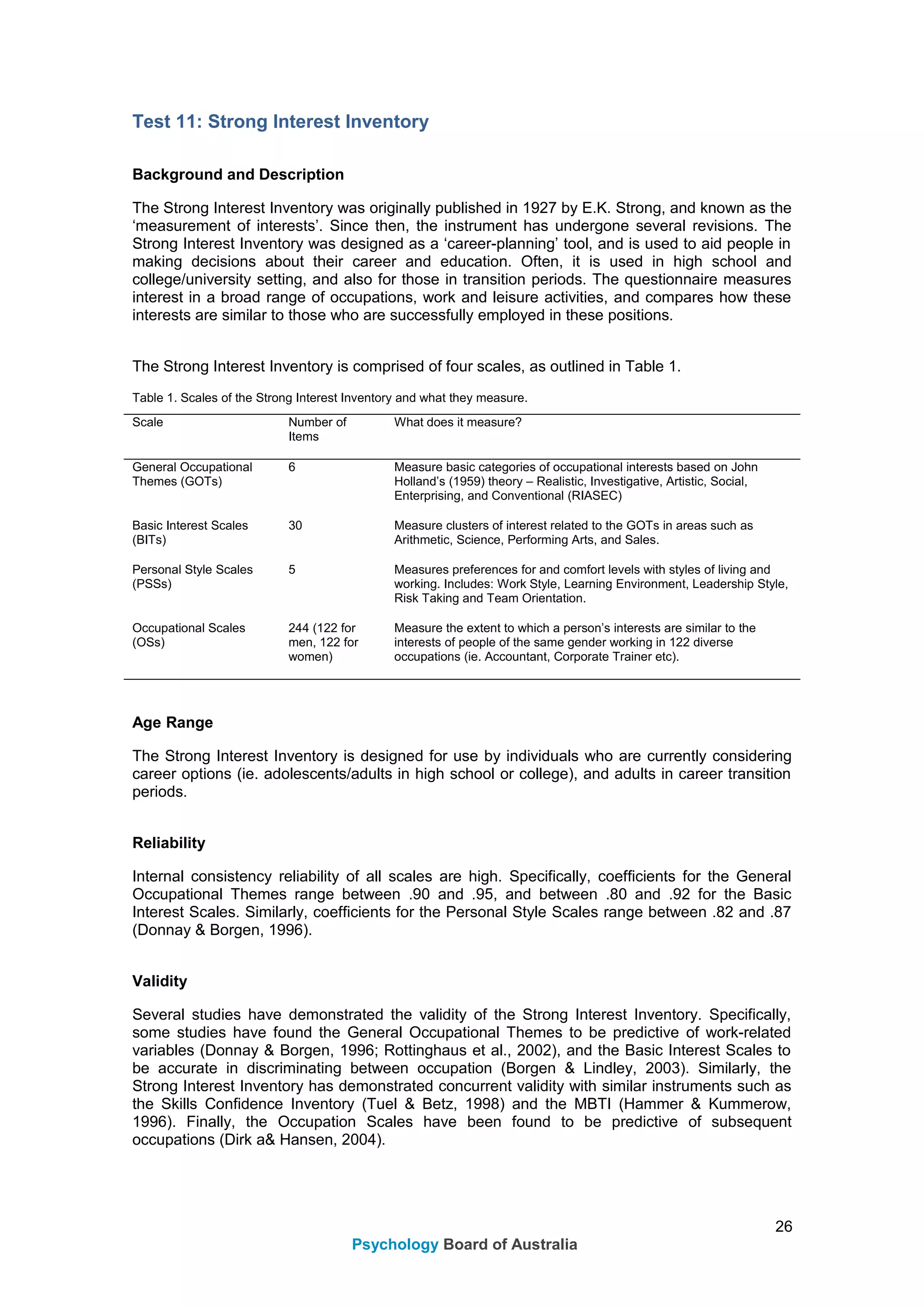 Psychology board---national-psychology-examination---assessment-domain ...