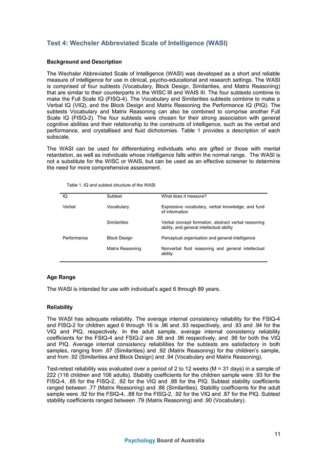 Psychology board---national-psychology-examination---assessment-domain ...