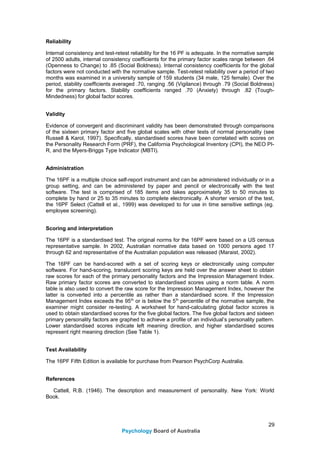 Psychology board---national-psychology-examination---assessment-domain ...
