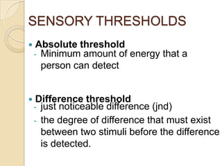 Difference Threshold Psychology