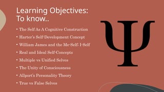 PSYCHOLOGY and theories of the Self.pptx